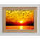 Bright Star The Birds In The Golden Sunset - Single Picture Frame Print ...